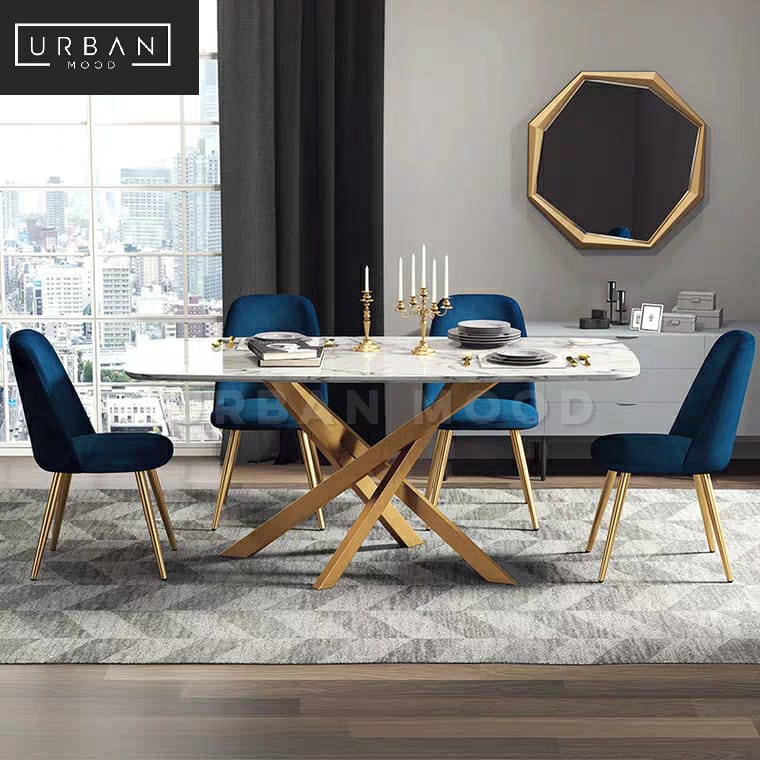 GRADIS Modern Marble Dining Table – Urban Mood