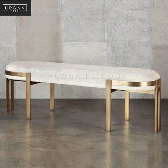 TROY Classic Fabric Dining Bench – Urban Mood