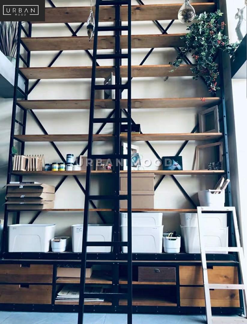 AUROR Industrial Metal Library Shelf – Urban Mood