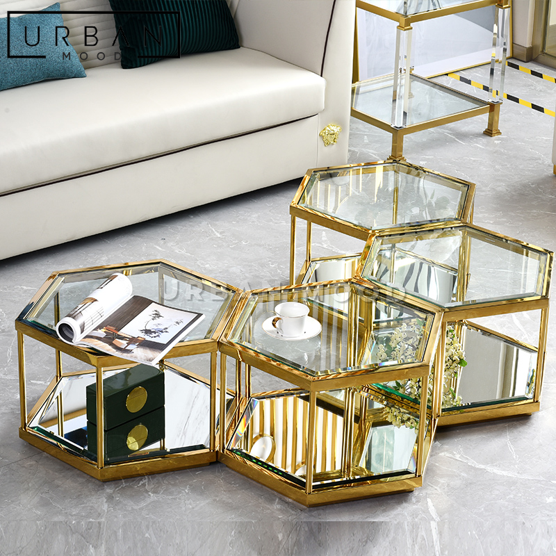 CLEVIS Modern Chrome Coffee Table – Urban Mood