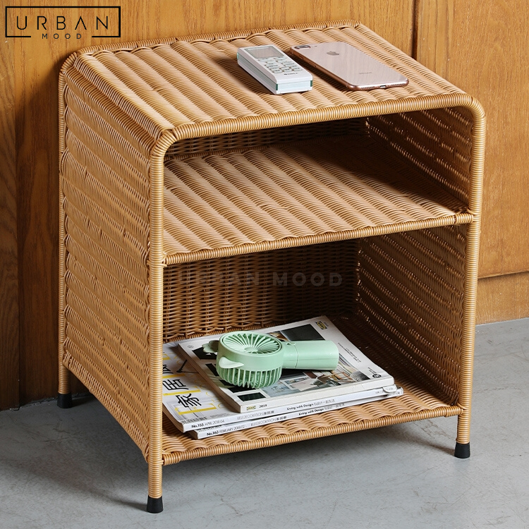 DANDY Rustic Wick Side Table – Urban Mood