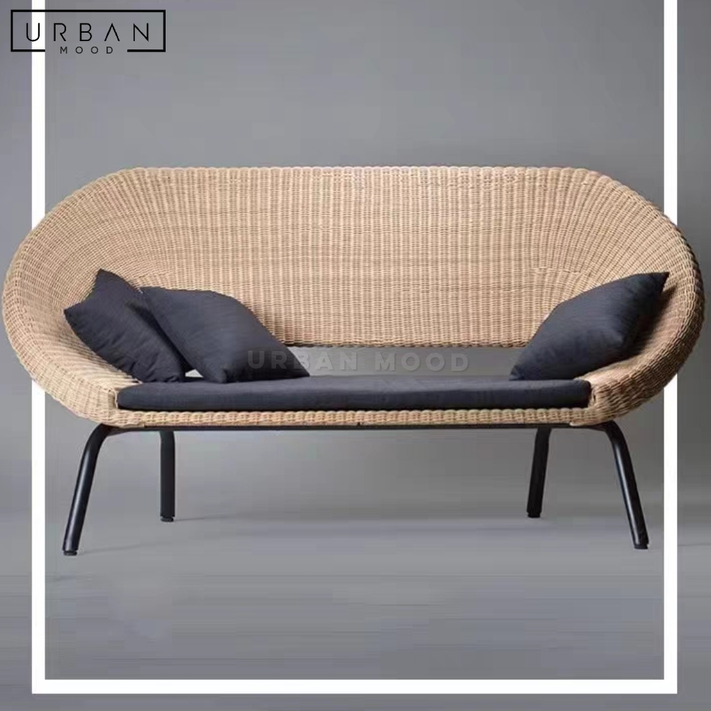 ENTHRAL Modern Rattan Outdoor Sofa – Urban Mood