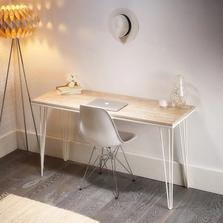 Leandra solid wood desk store