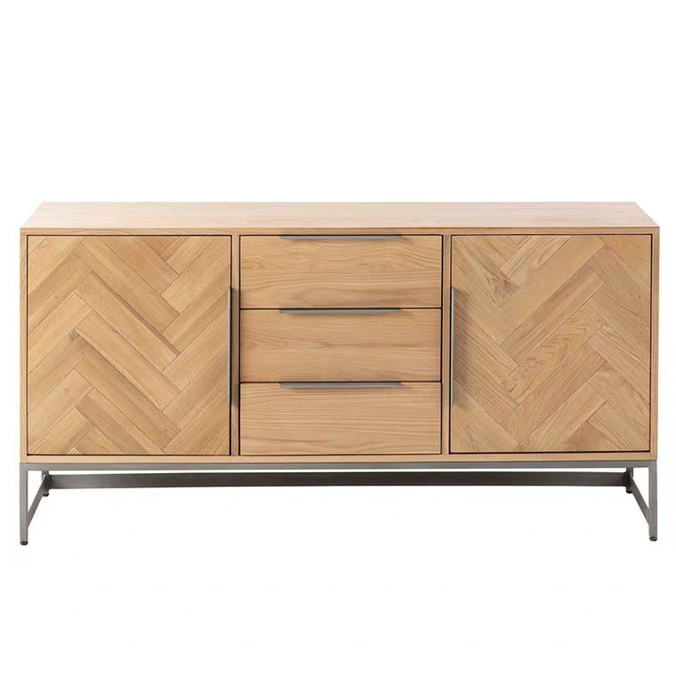 MOSS Rustic Herringbone Sideboard – Urban Mood