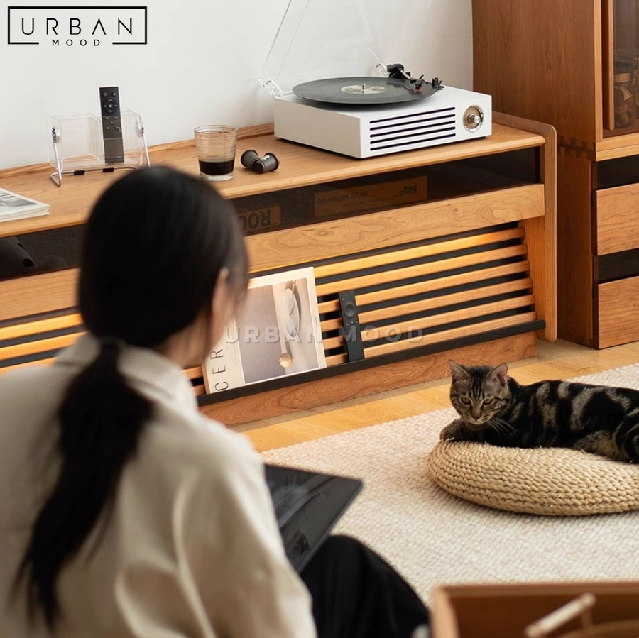 RYDER Japanese Solid Wood TV Console – Urban Mood