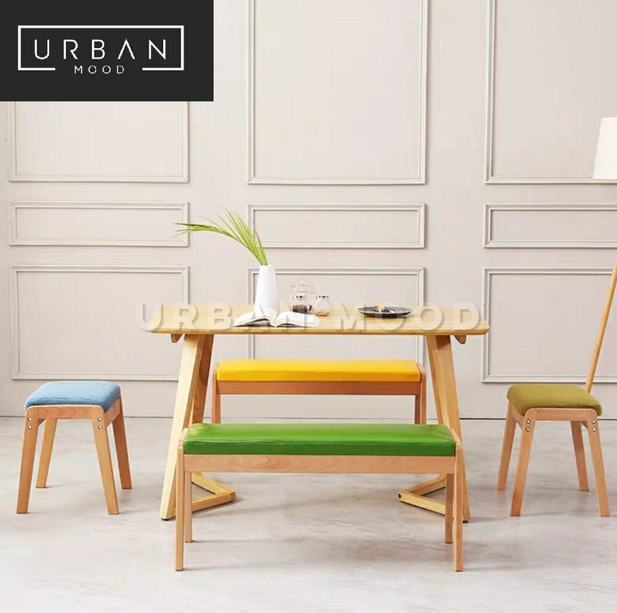 TANNY Scandinavian Solid Wood Dining Bench – Urban Mood